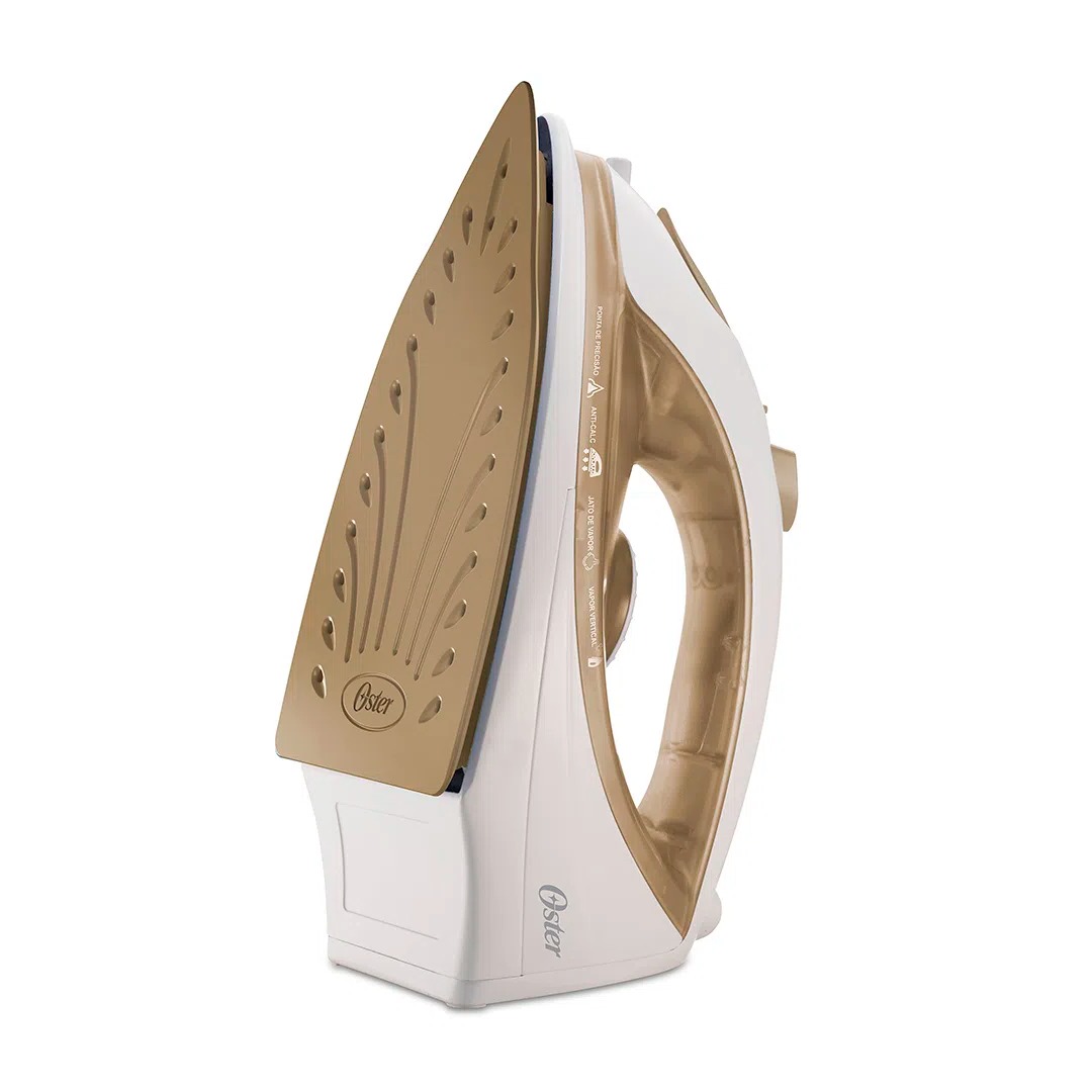 PLANCHA A VAPOR OSTER ANTIHADERENTE BLANCO Y DORADO GCSTBS5907-057-2