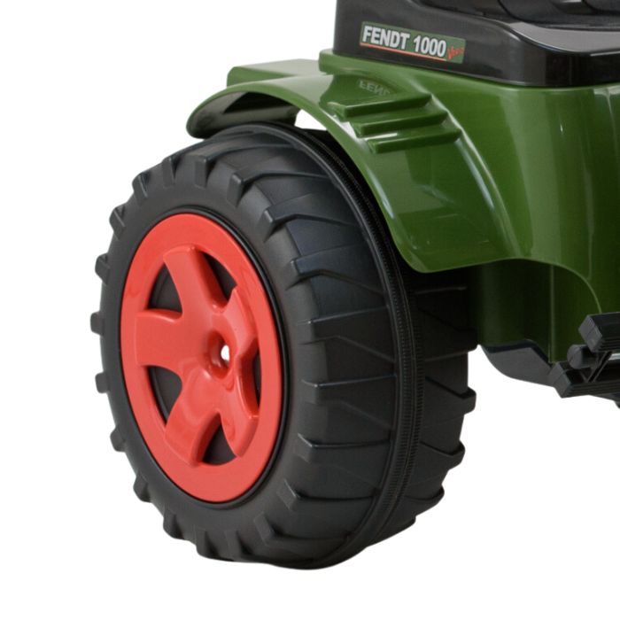 TRACTOR A BATERIA FENT CON REMOLQUE VERDE BIEMMME